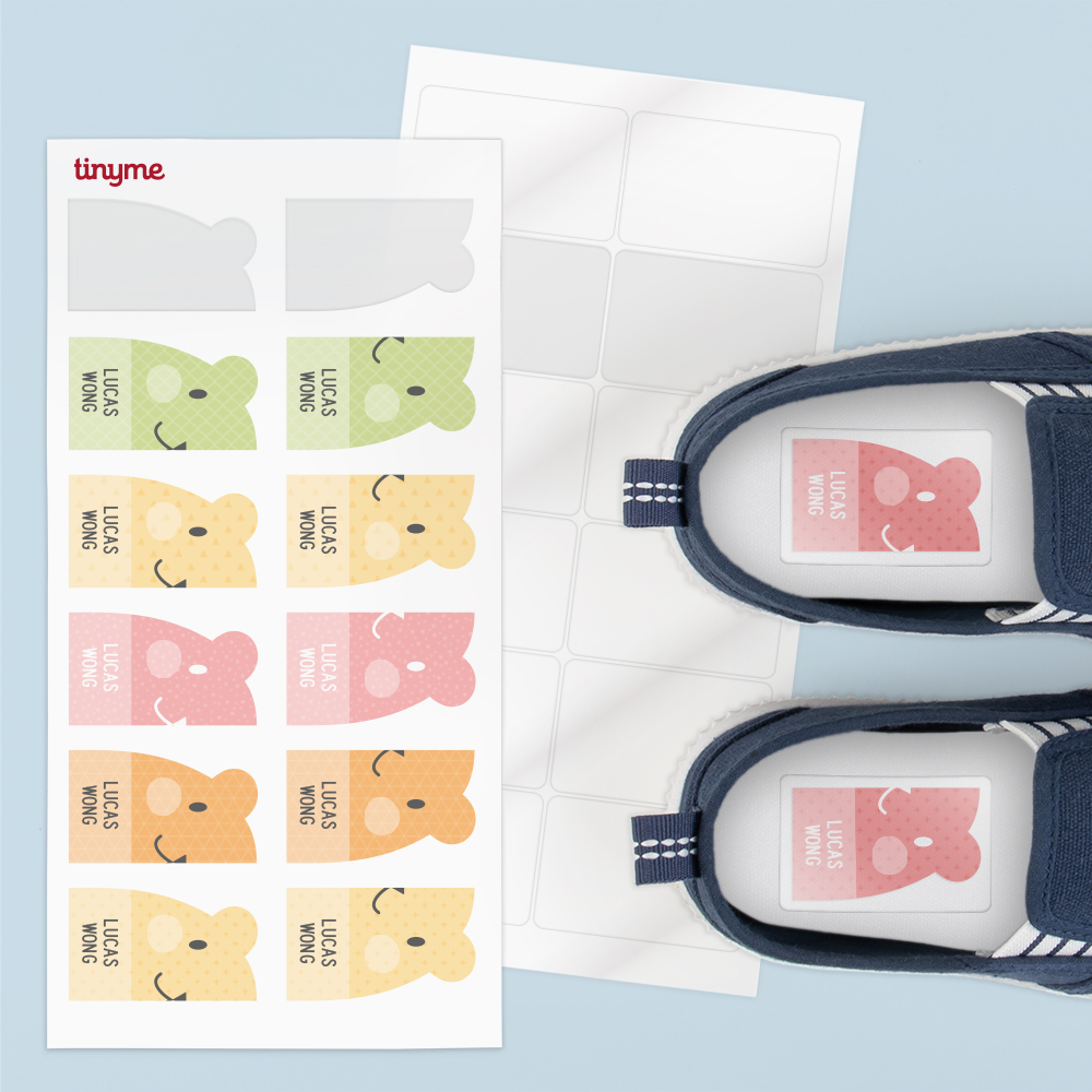 Shoe Labels for Kids | Personalised Shoe Name Labels - Tinyme Hong Kong